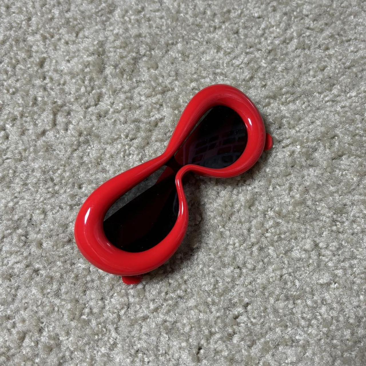 Red Clout Glasses - Depop