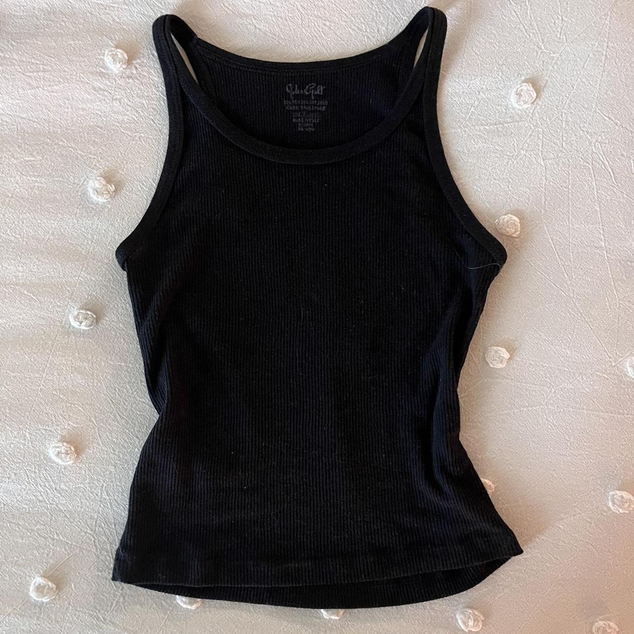 Brandy Melville Women's Black Vests-tanks-camis | Depop