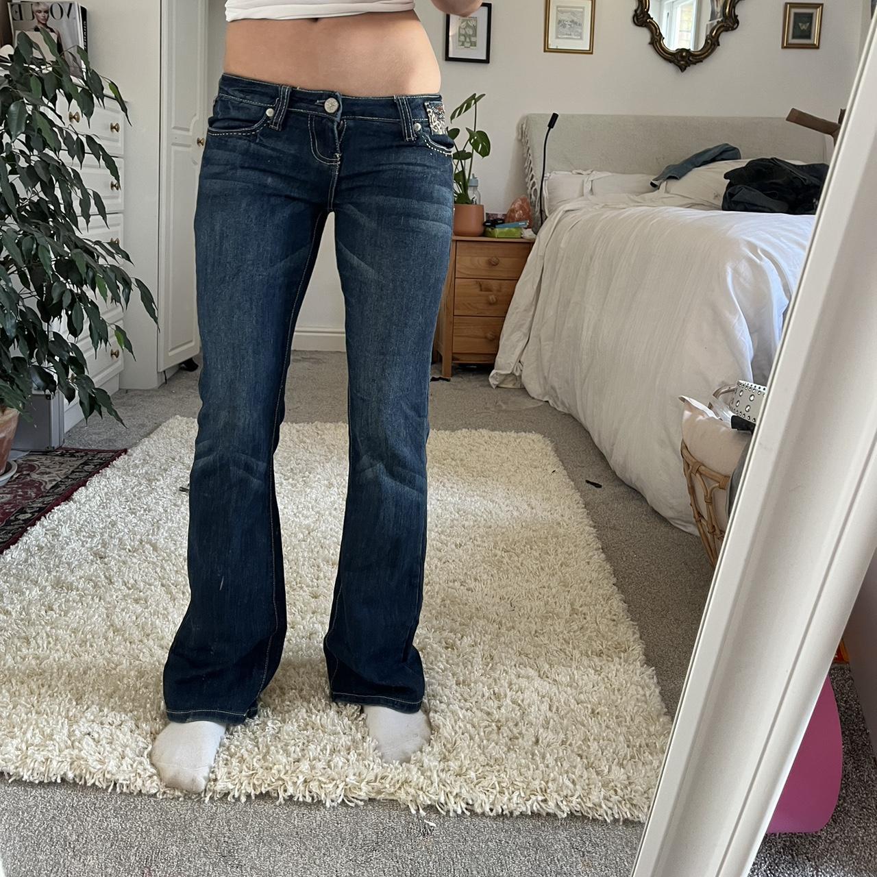 The most perfect pair of vintage 2000s bootcut jeans... - Depop