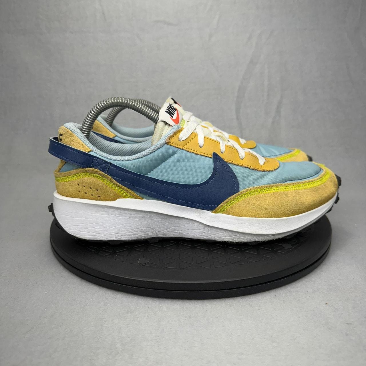 Nike Waffle Debut Border Blue Sanded Gold Size Mens... | Depop