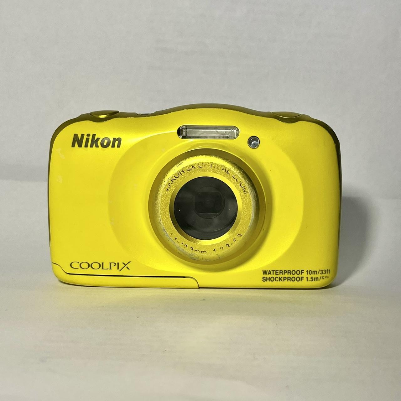 Nikon COOLPIX S33 13.2MP Digital Camera - Yellow... - Depop