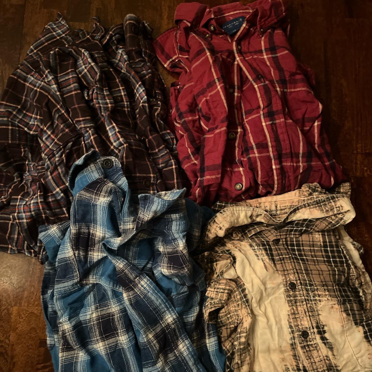 $30 for all 4 Flannels (for sale together) send... - Depop