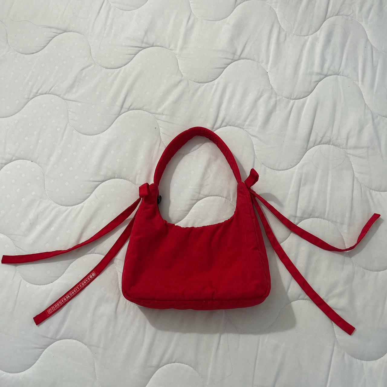 Sandy Liang Baggu red bow bag I have worn this many... - Depop