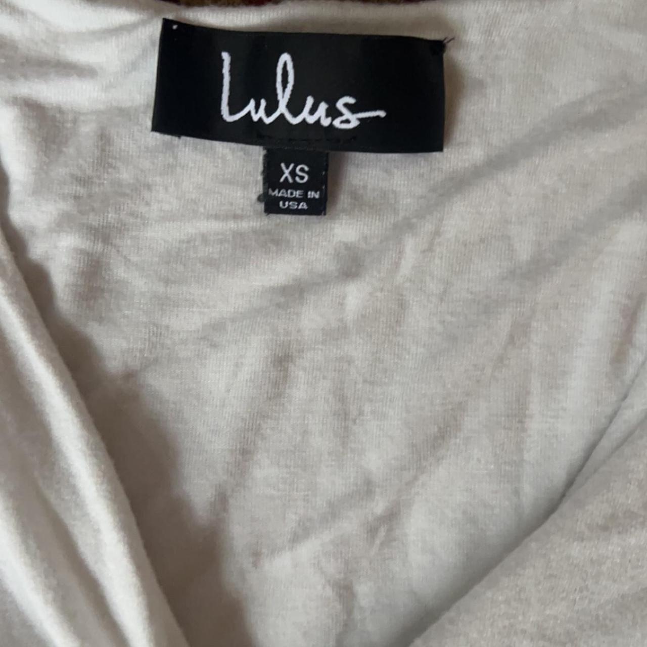 Super cute white lulus top! Size XS Open to offers... - Depop