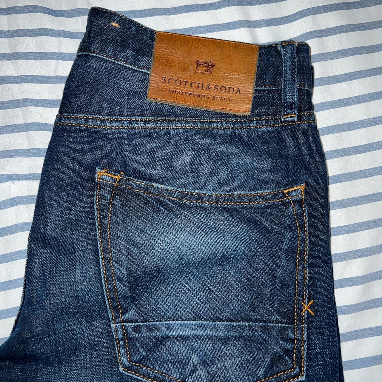 Scotch & Soda Men's Navy Jeans | Depop