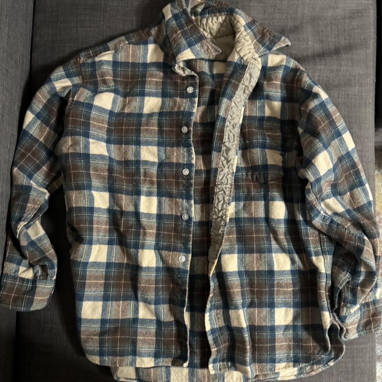 Pendleton wool flannel size XL but shrunk after... - Depop