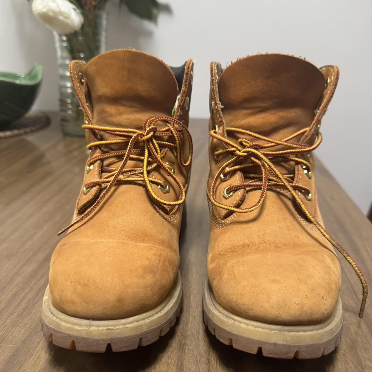Tan Timberland boots #Timberland - Depop