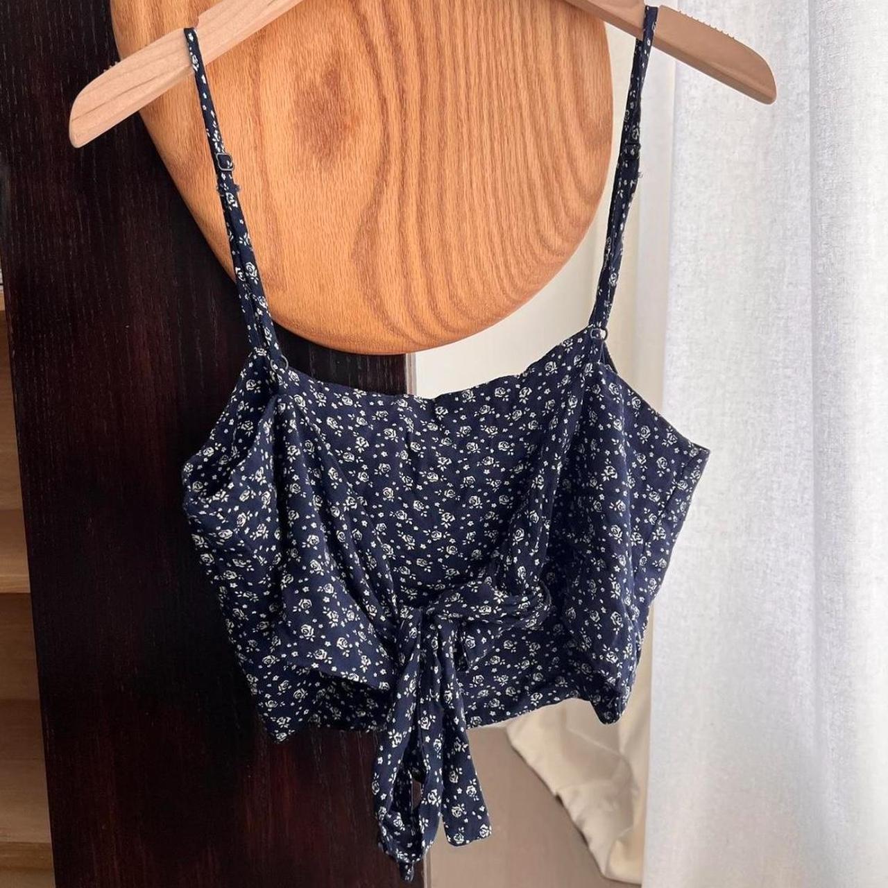 Brandy Melville Kimberly Tie Back Top - Depop