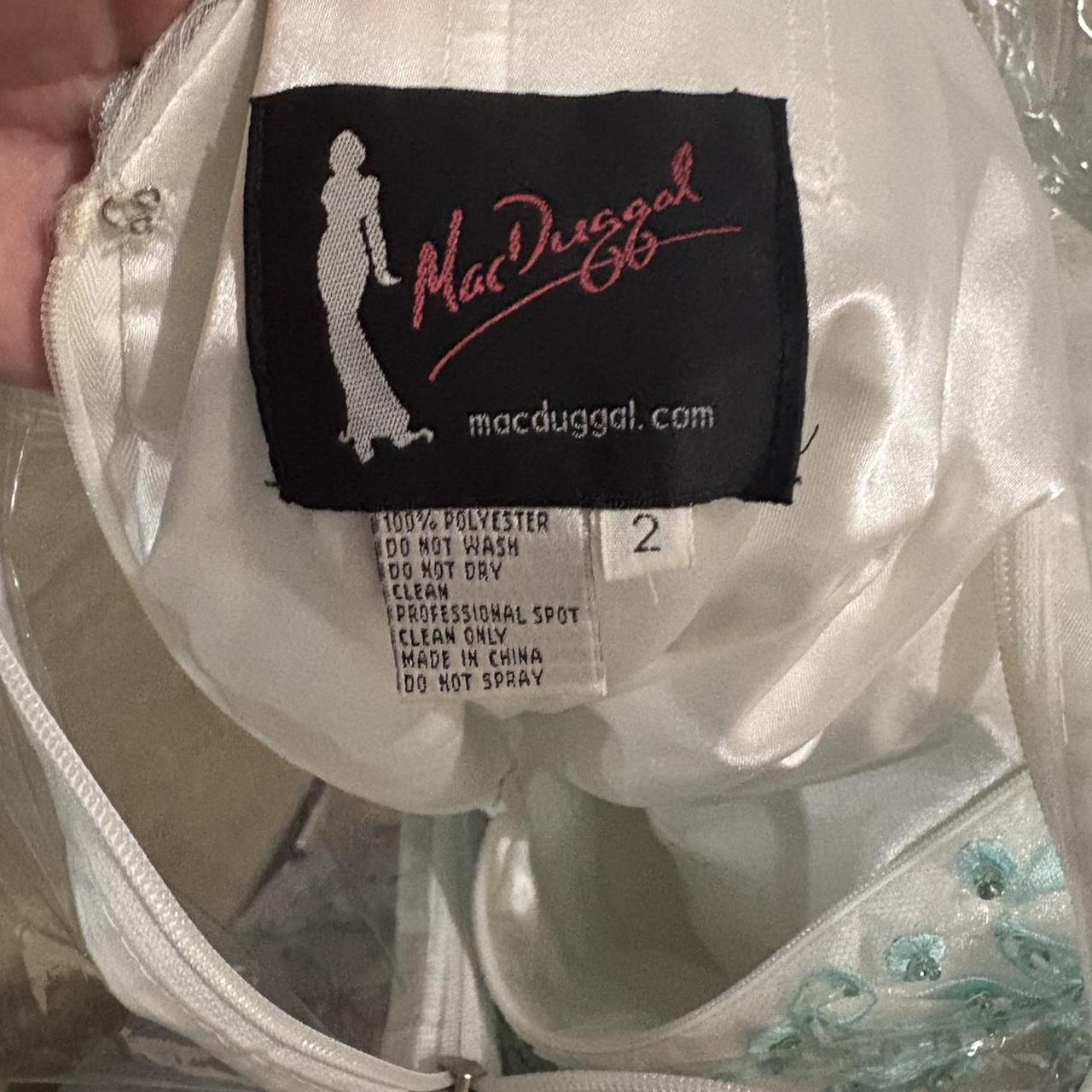 Mac Duggal Women's Prom dresses - White/Blue - 2 – Pr… - Gem