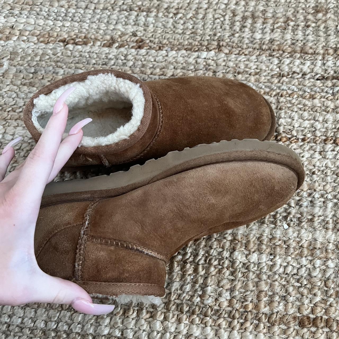 mini uggs. the back straps are removed bc my dog... - Depop
