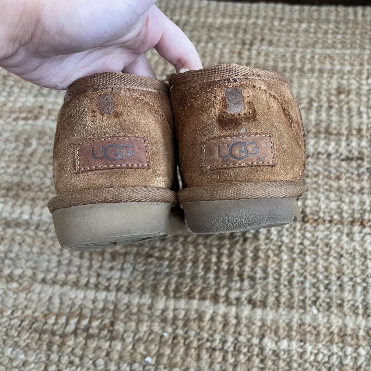 mini uggs. the back straps are removed bc my dog... - Depop