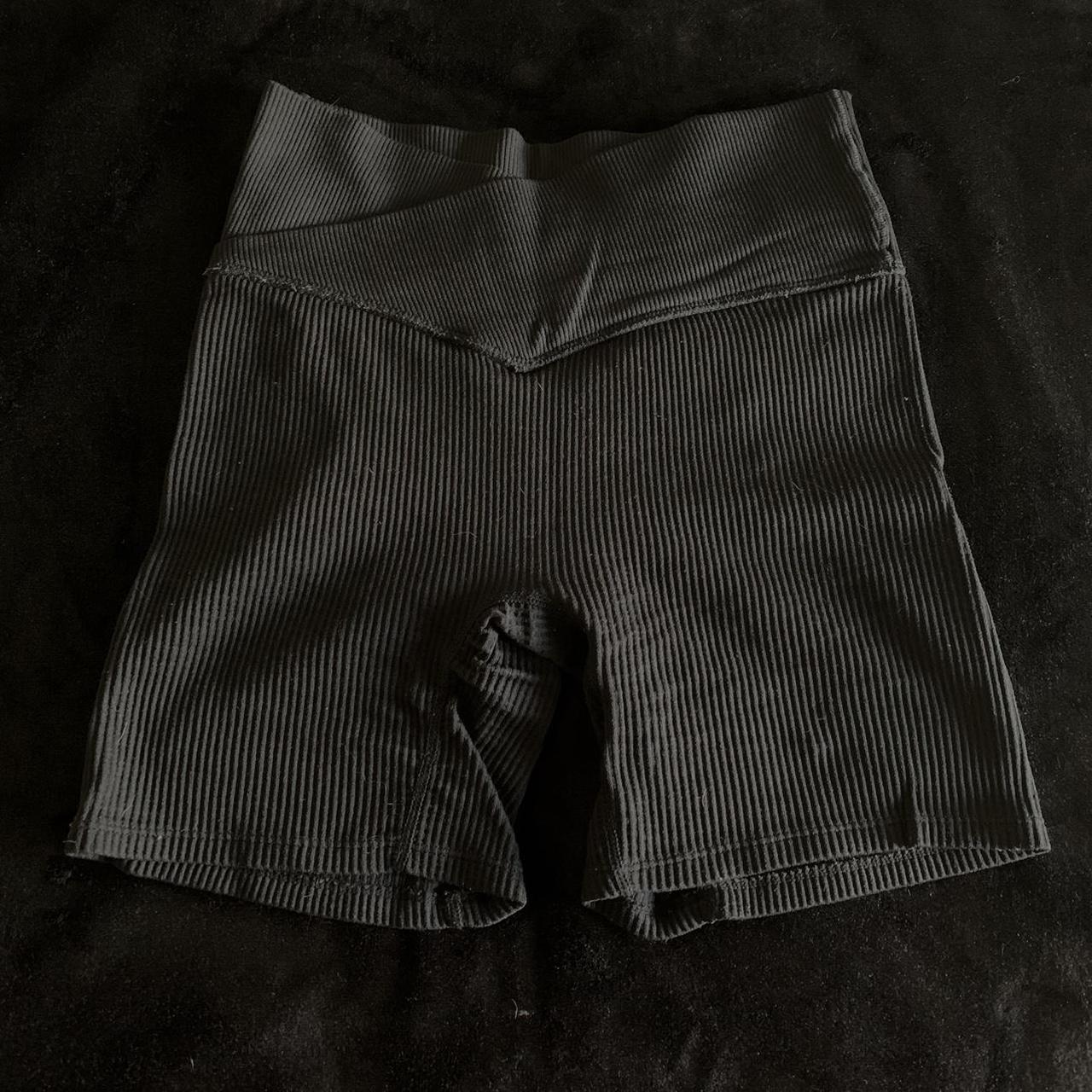 target black colsie biker shorts closet clean out... - Depop