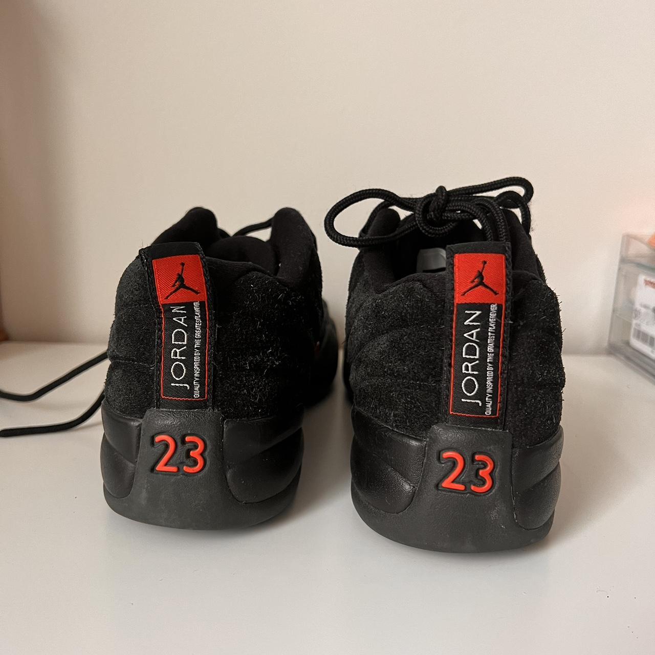 Orange and Black Jordan’s = 7 women 6 men #jordans - Depop