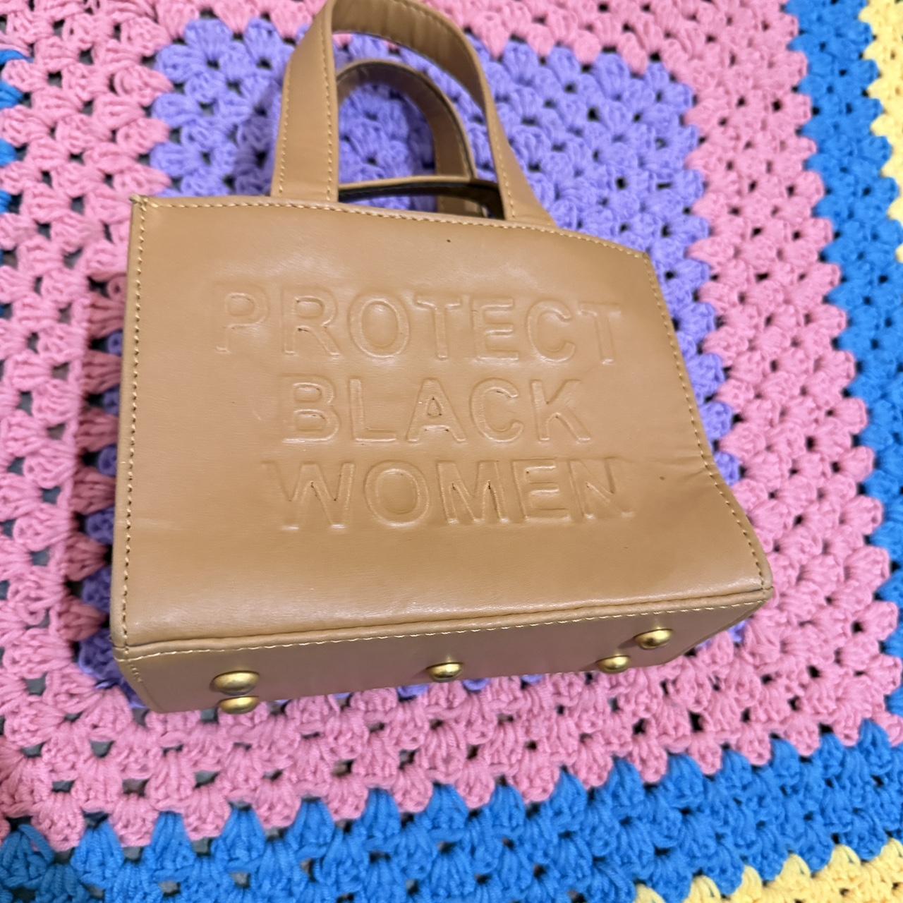 Cise Tan & brown leather tote bag with gold hardware... - Depop