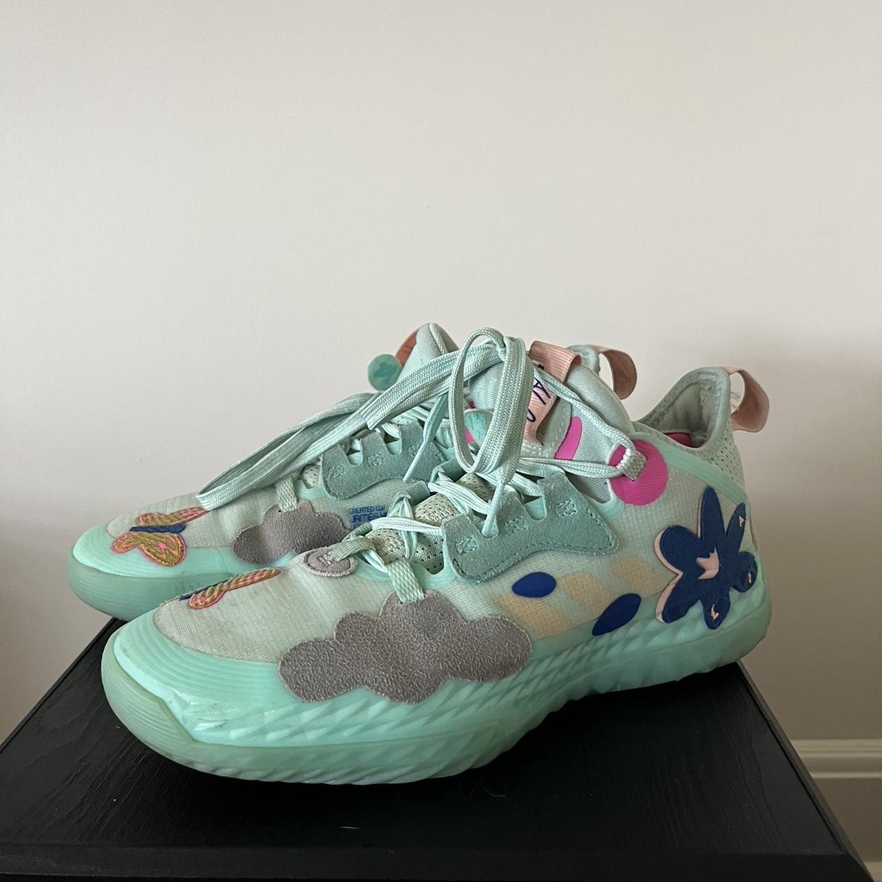 - Adidas Harden Vol. 5 - Futurenatural Clear Mint -... - Depop