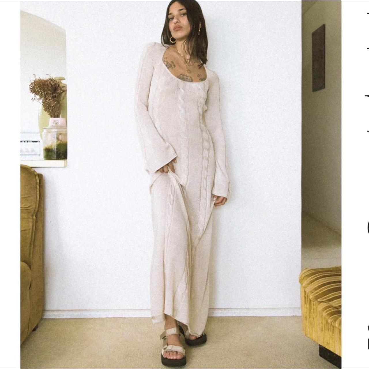 VRG GRL - knit maxi Size: SMALL Never Worn. - Depop