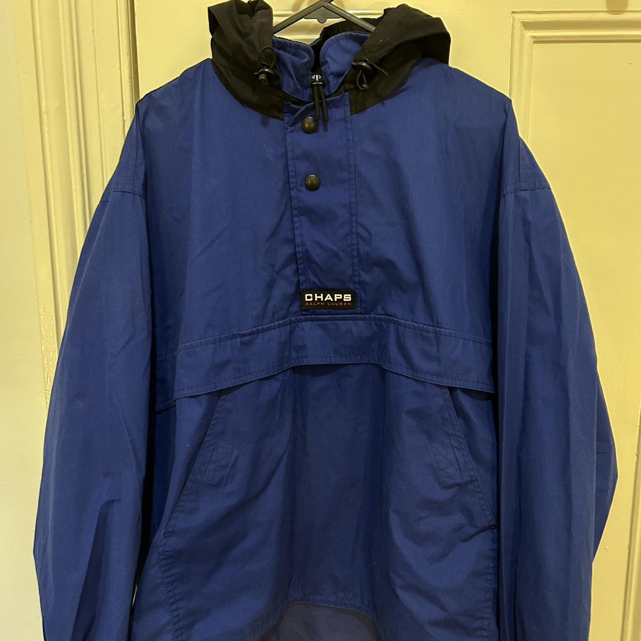 Men’s Ralph Lauren Chaps windbreaker with foldable... | Depop