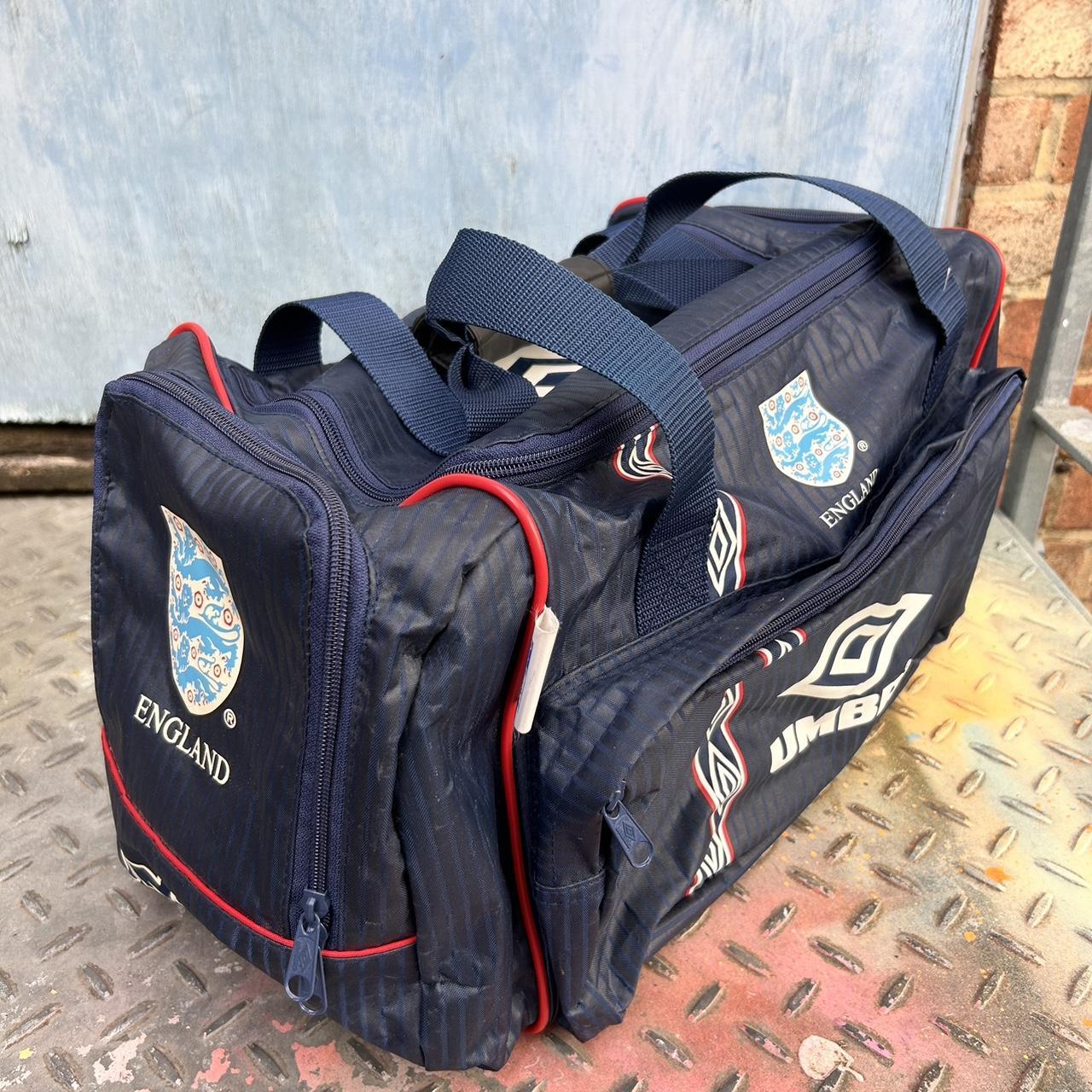 Vintage 1990s England Umbro Sports Holdall Gym... - Depop