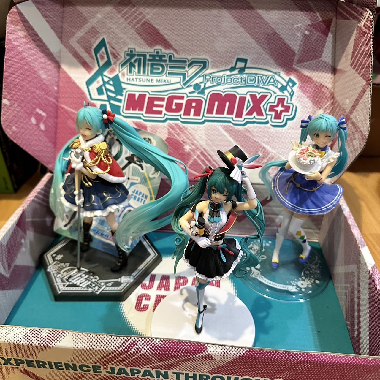 3 miku figures will be shipped in the miku box... - Depop