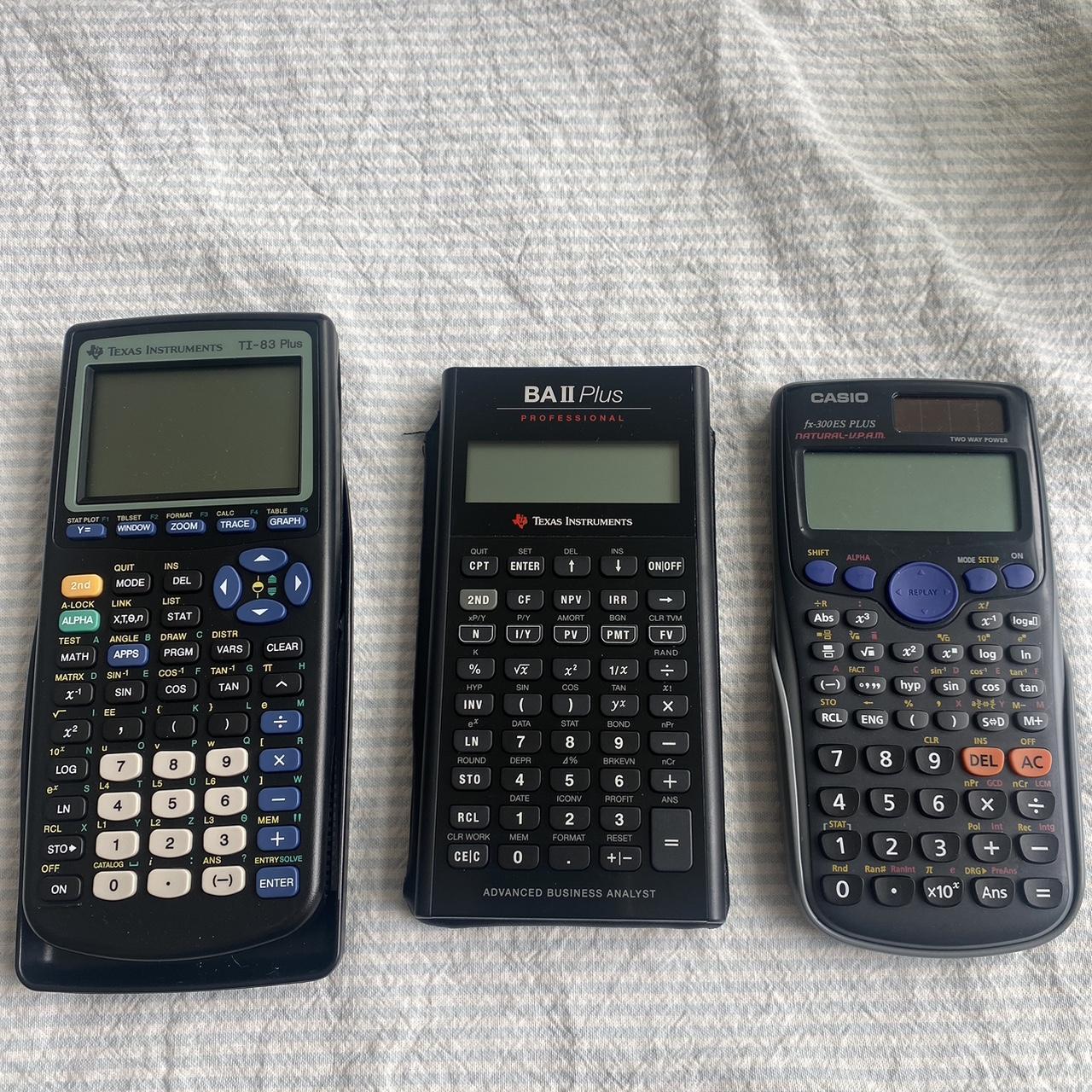 Calculator TI-83 Plus $20 BaIi Plus $20 Casio sold out - Depop