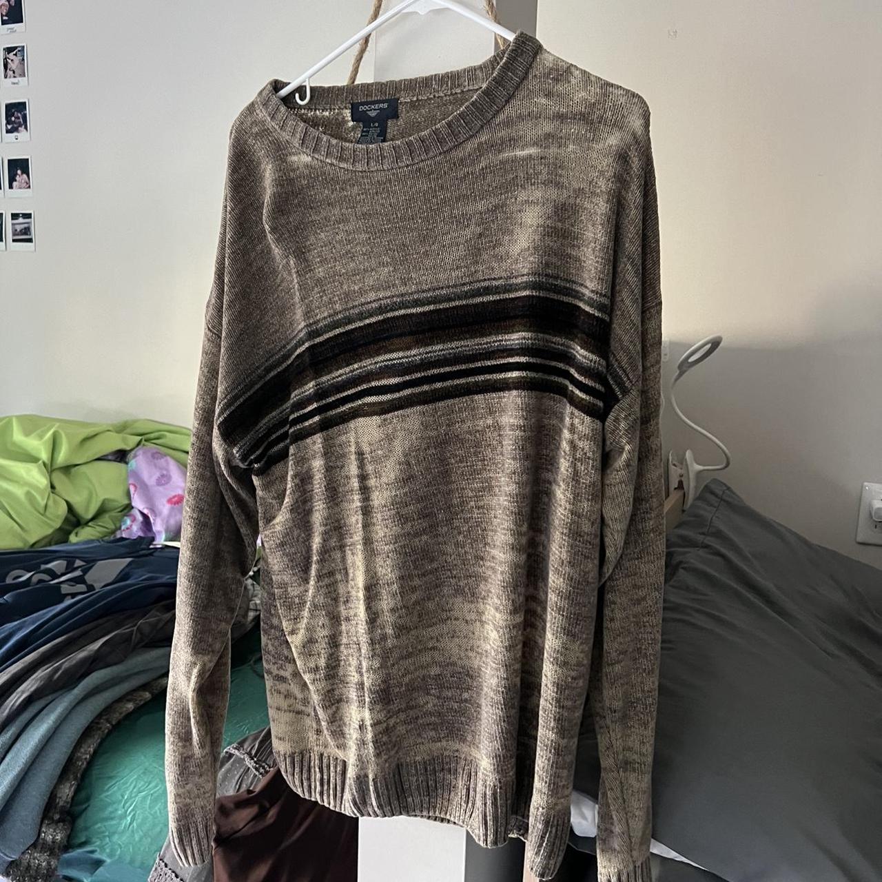 simple striped sweater! perfect for the spring and... - Depop