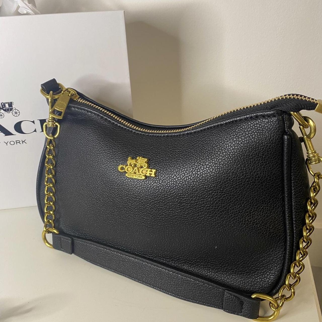 Black coach bag Comes with 2 different straps... - Depop