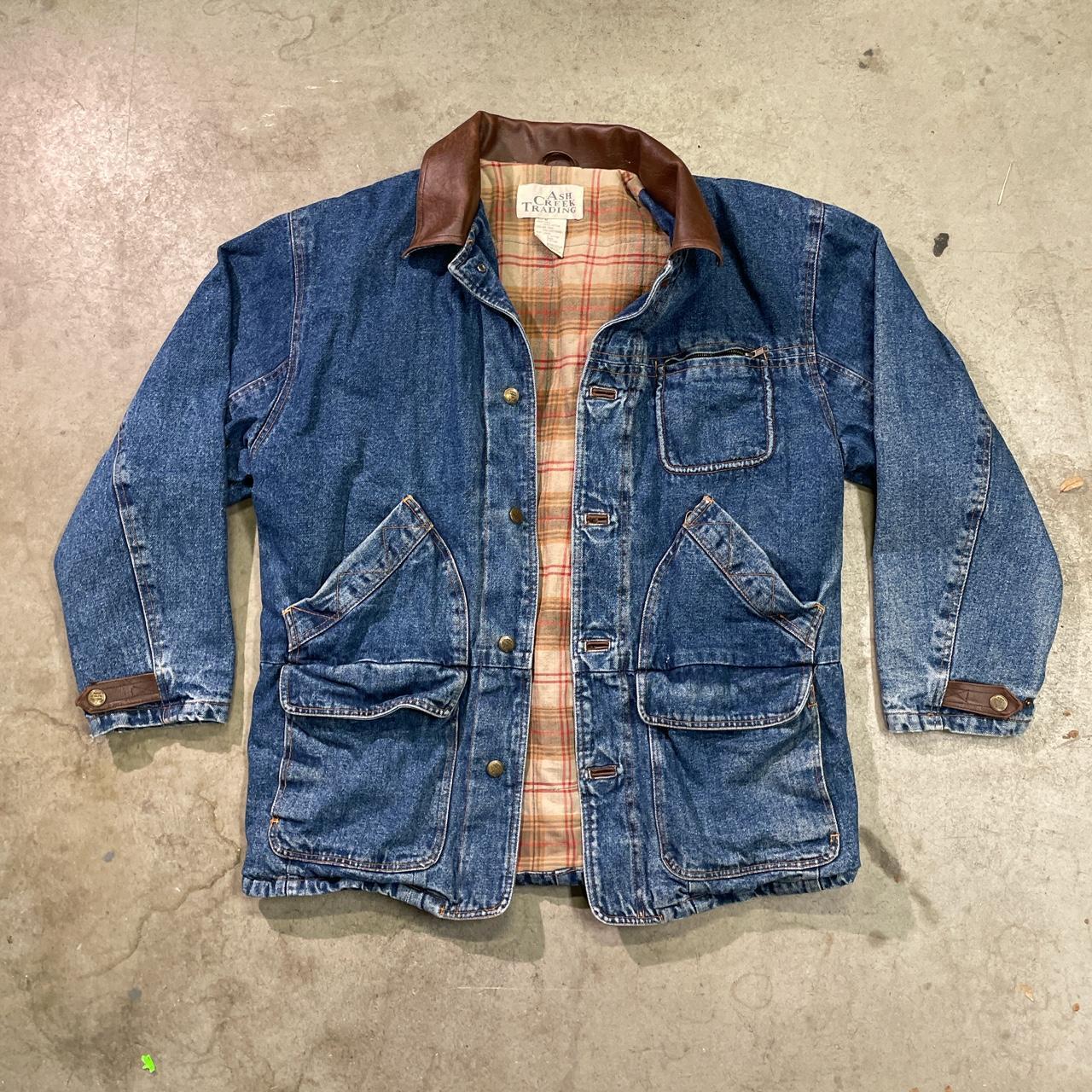 ash creek trading Gene work jacket size medium runs... - Depop