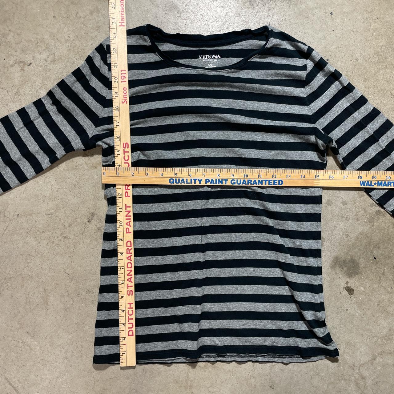 Merona striped long sleeve shirt size large,... - Depop