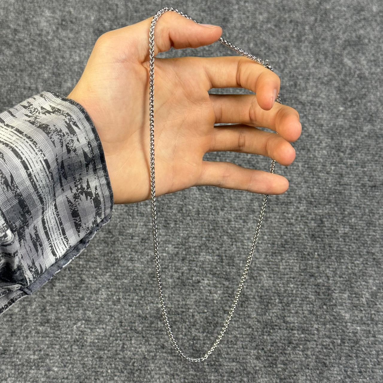 Y2K style multi link chain necklace. Skater... - Depop