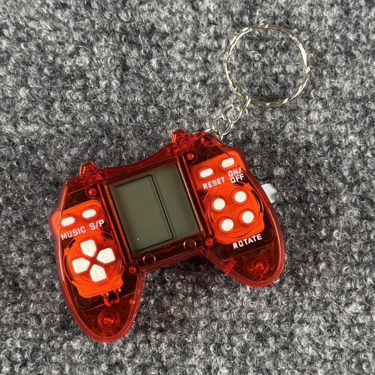 Mini Game Keychain - retro red electronic... | Depop