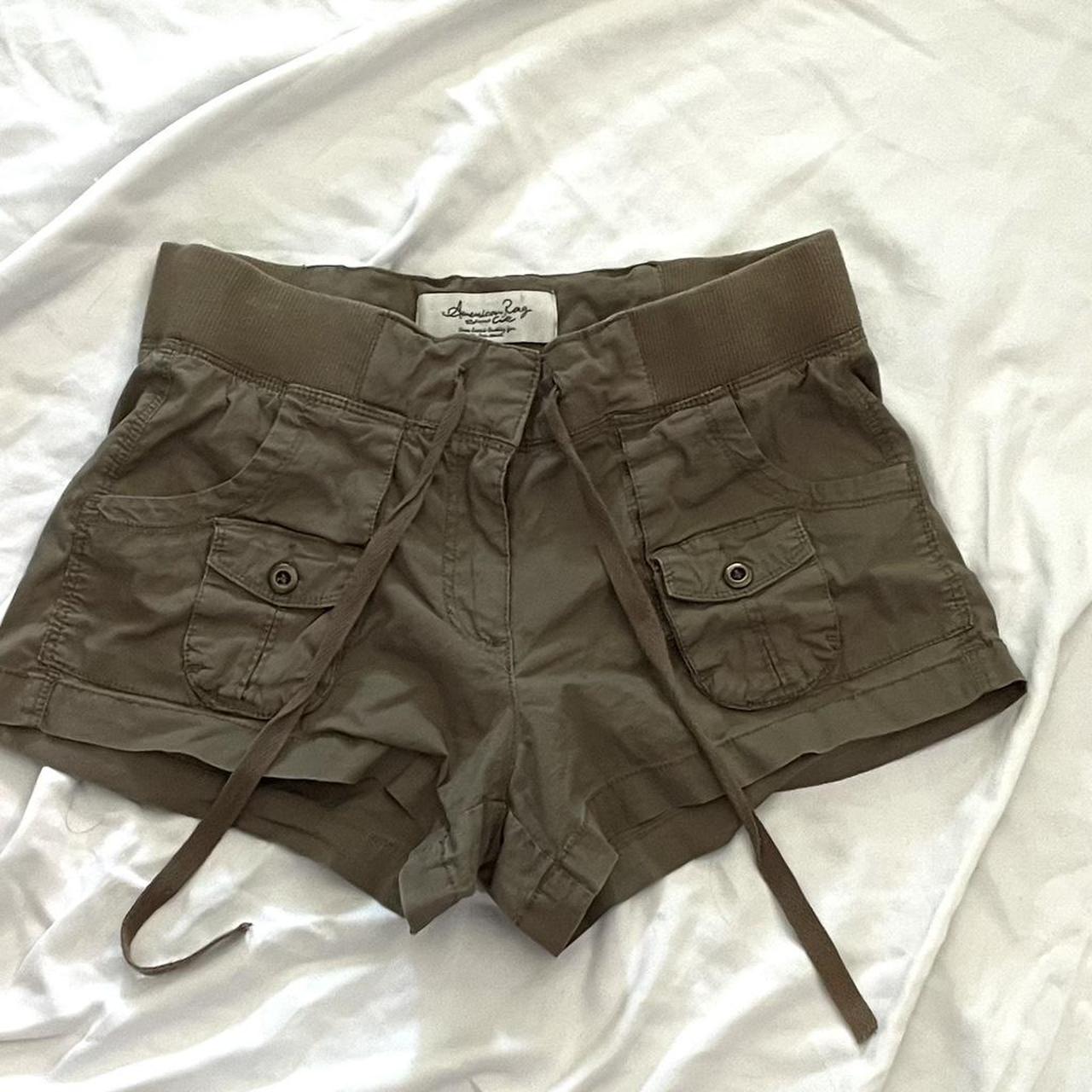 American Rag Cie Women's Khaki Shorts | Depop