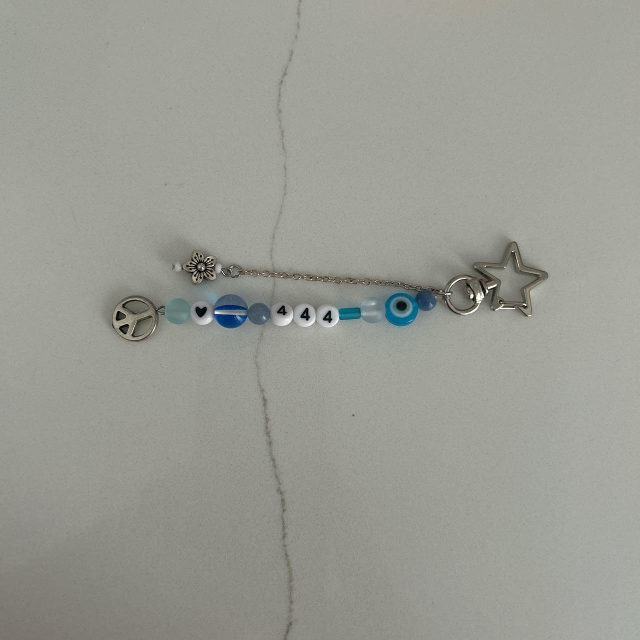 handmade angel number keychain made by me!! went... - Depop