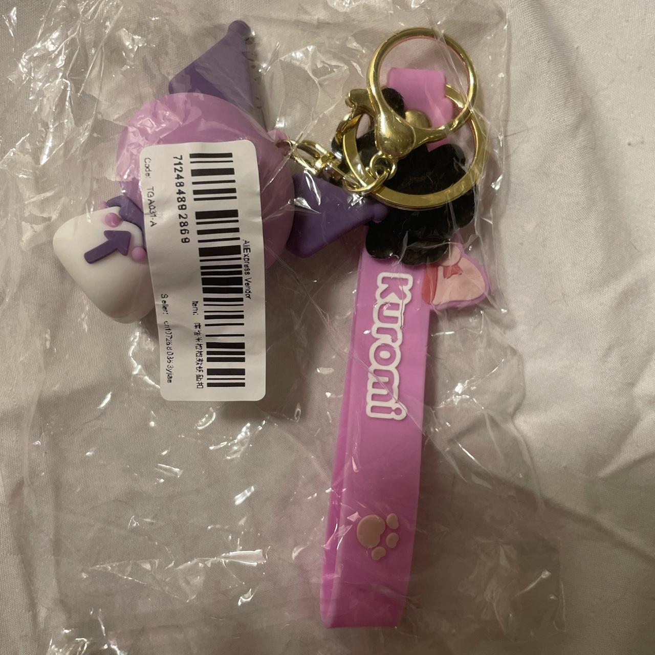 kuromi keychain from AliExpress brand new unopened... - Depop
