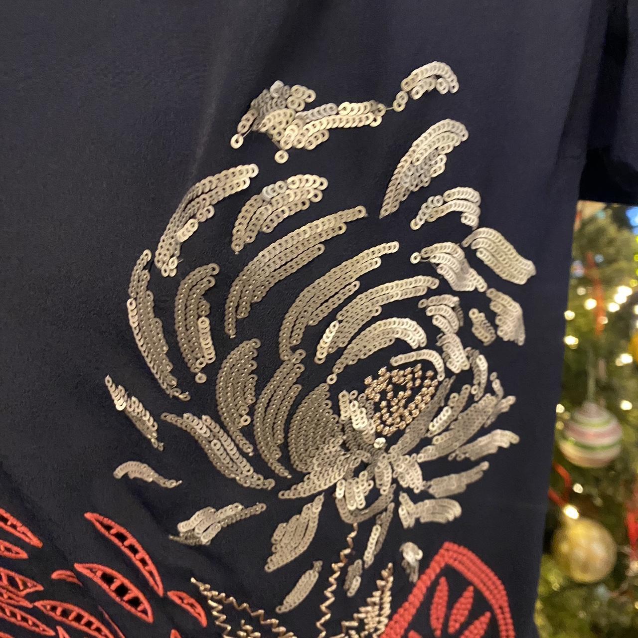 Beautiful navy dress from monsoon. Brand new with... - Depop