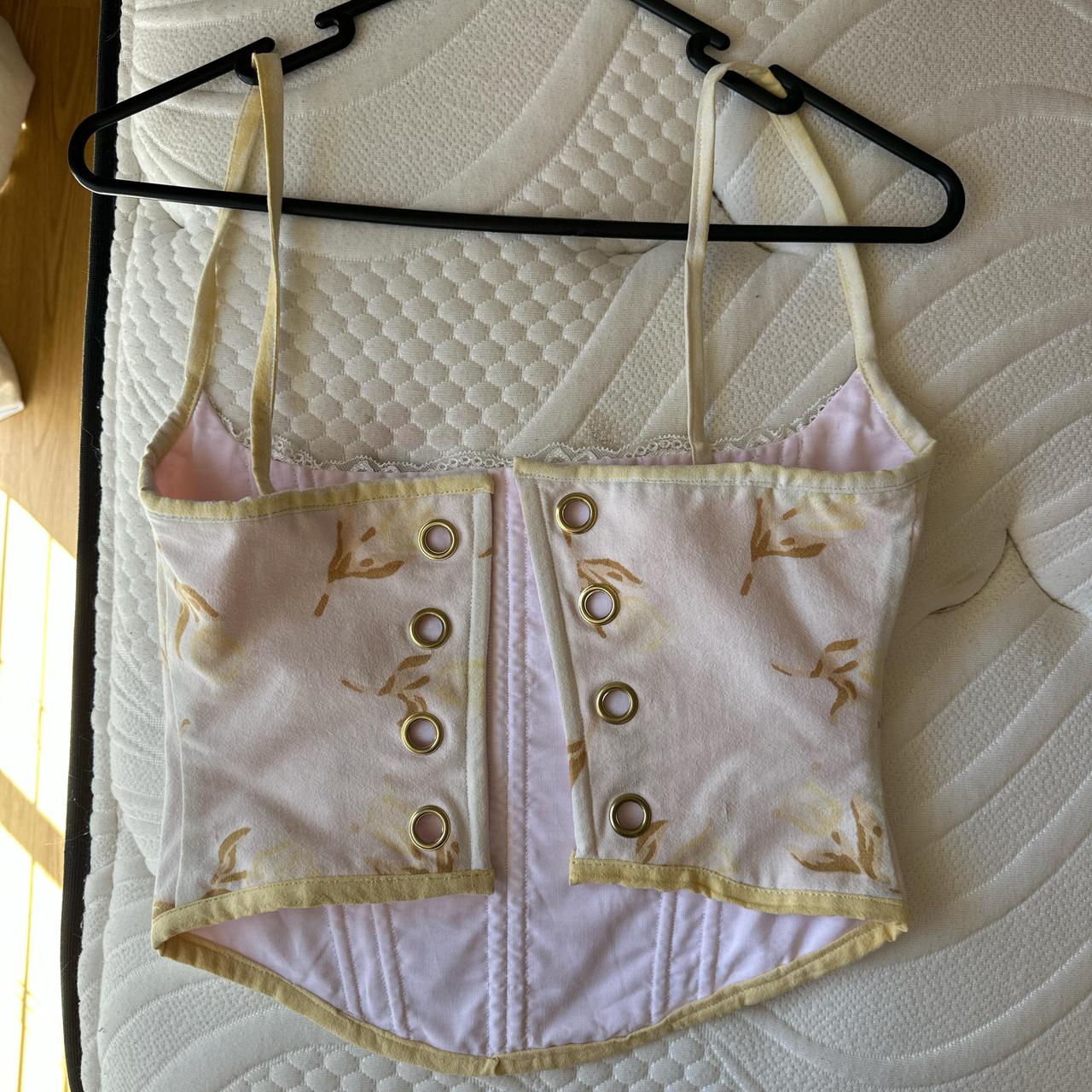 Corset hand made with recycled material Never worn... - Depop