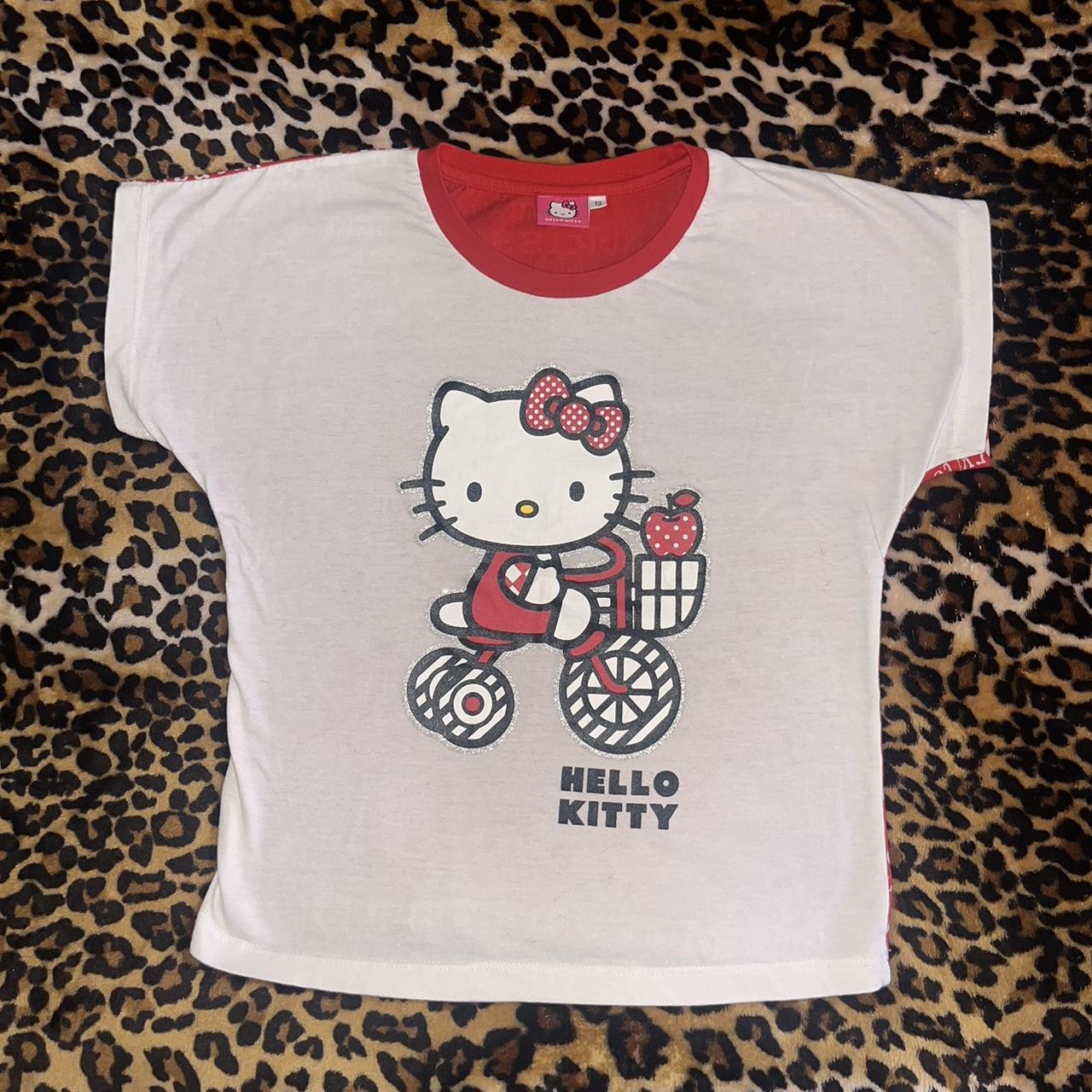 Sanrio Hello Kitty tee! size 12, fits like... - Depop