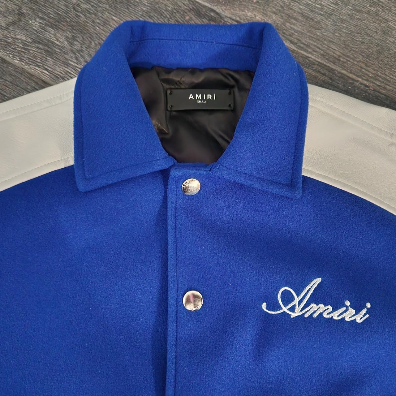 Amiri jacket. Logo embroidery on sleeve. Signature... - Depop