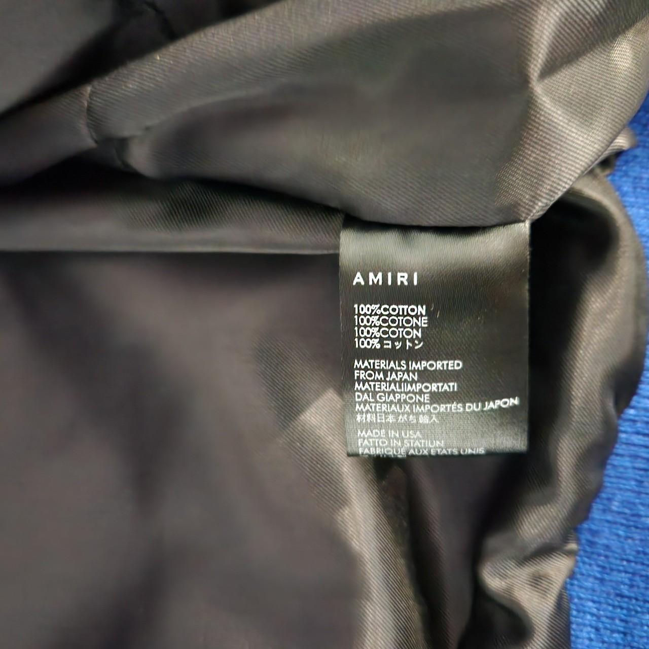 Amiri jacket. Logo embroidery on sleeve. Signature... - Depop