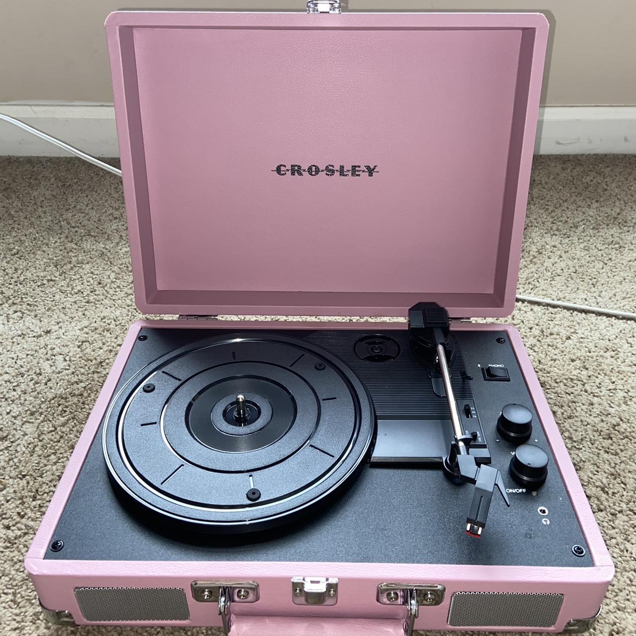 Crosley™️ Record Player (Pink) - Bluetooth -... - Depop