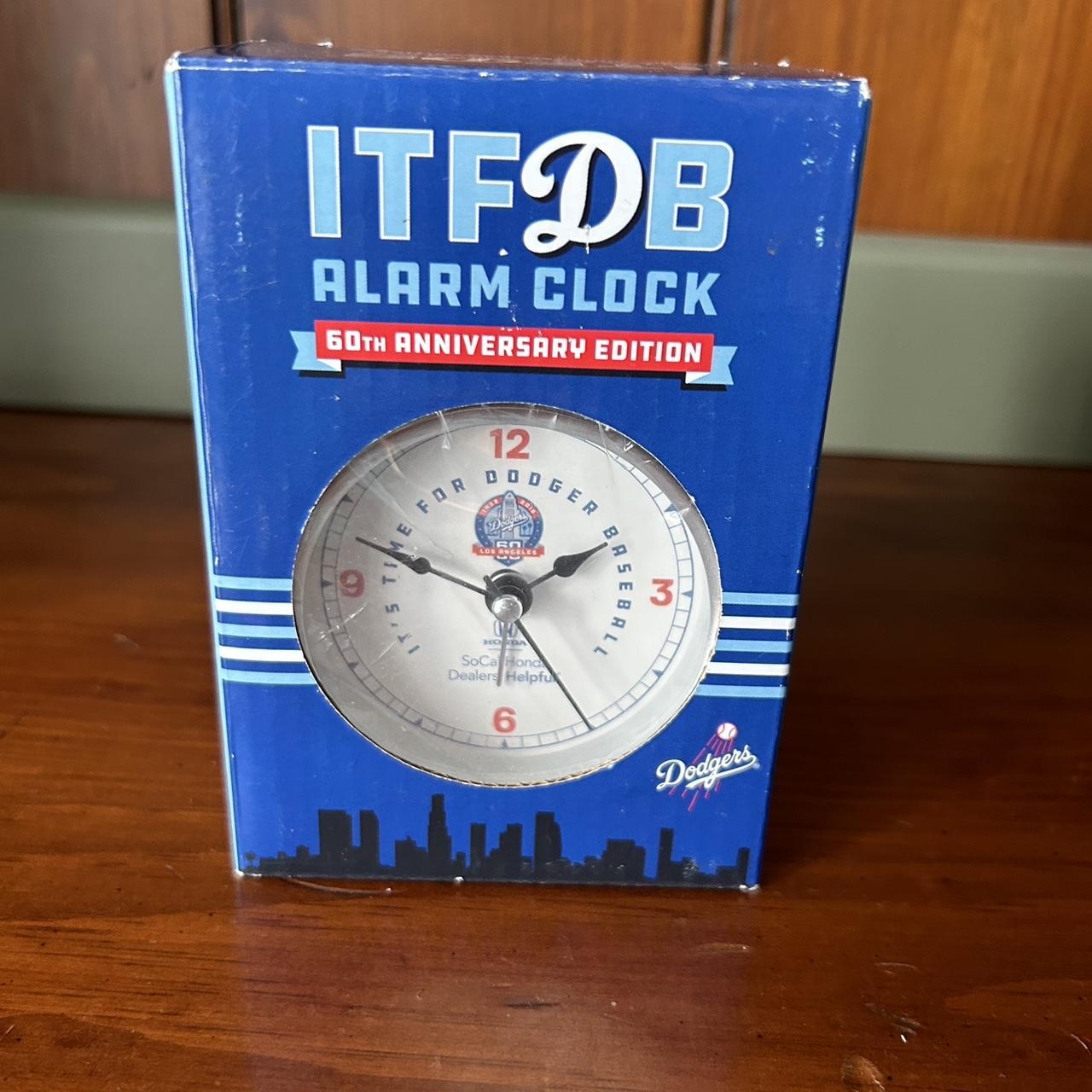 Up for grabs is this Dodgers Alarm Clock! Great... - Depop