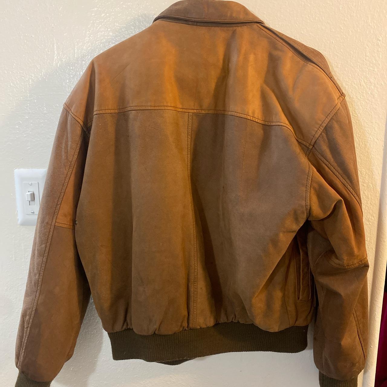 Global Identity G-3 leather jacket. Made in Korea.... - Depop