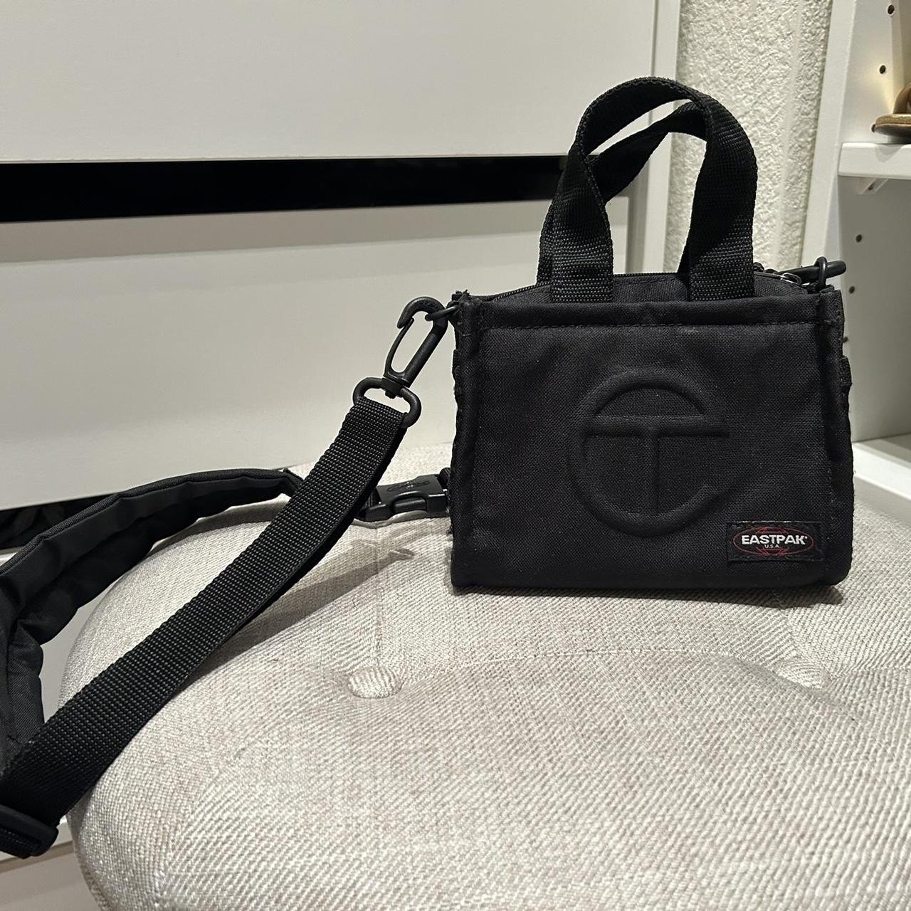 Telfar Eastpak Small Shopper Bag in Black. Can... | Depop