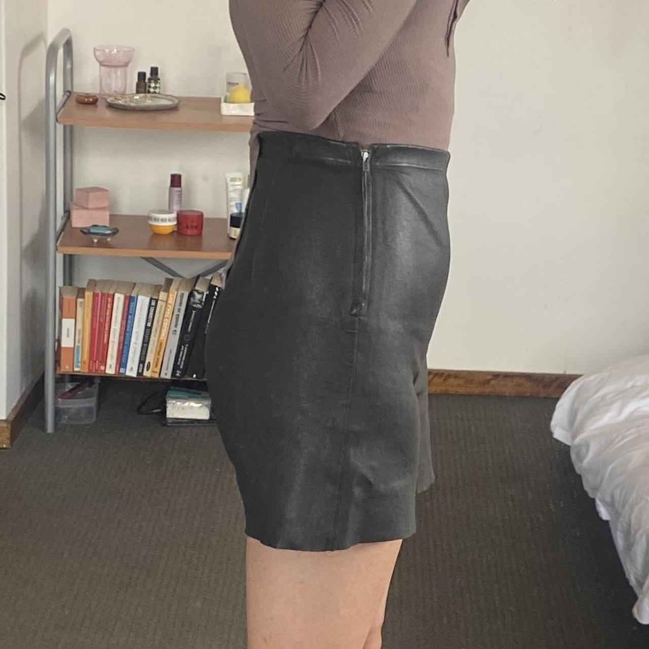 Scanlan Theodore brown leather shorts. Perfect... - Depop