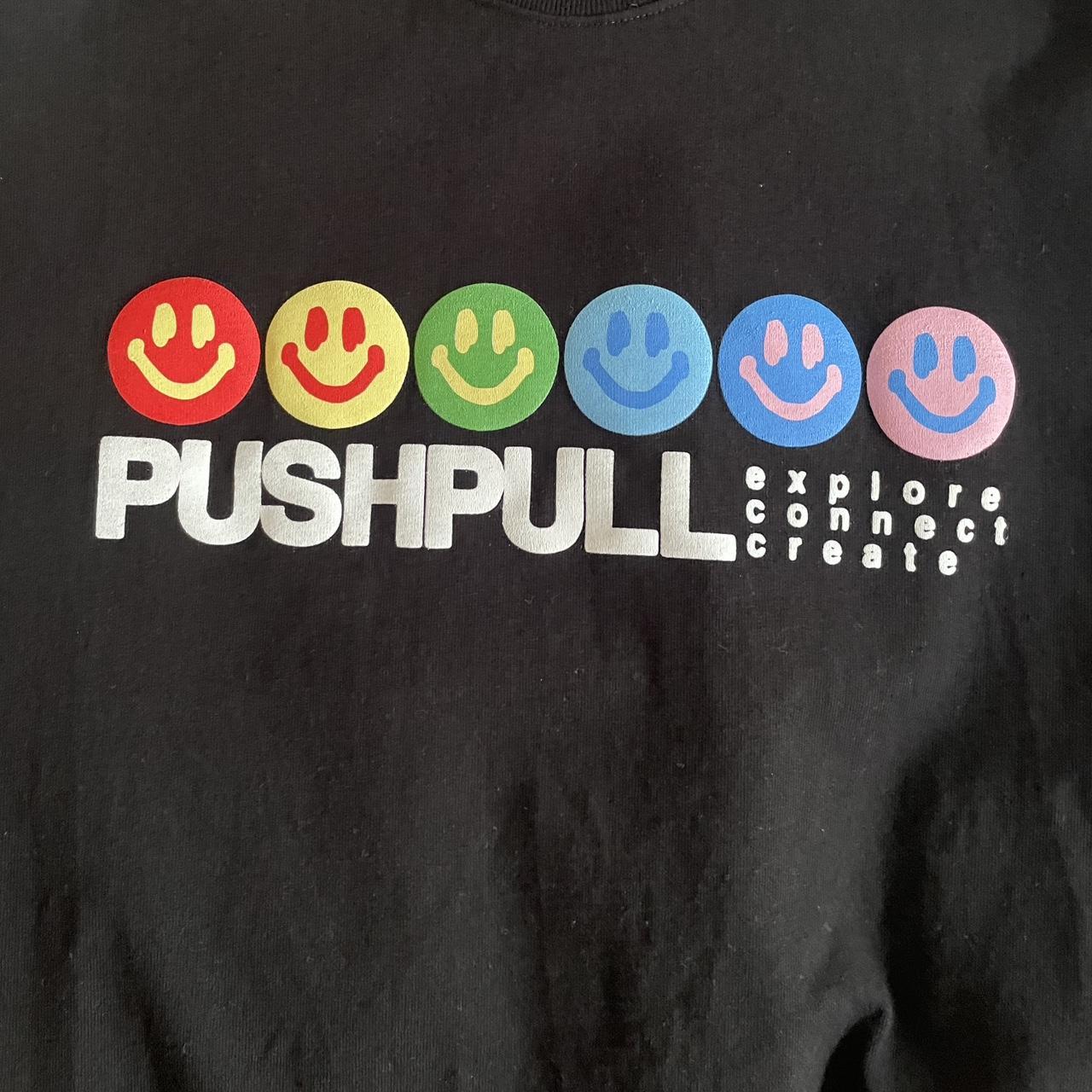 Push Pull smiley tee 🙃 BRAND NEW never worn!!... - Depop