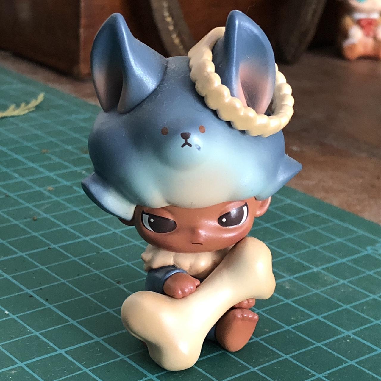 dimoo popmart forest night night wolf figure. Very... - Depop