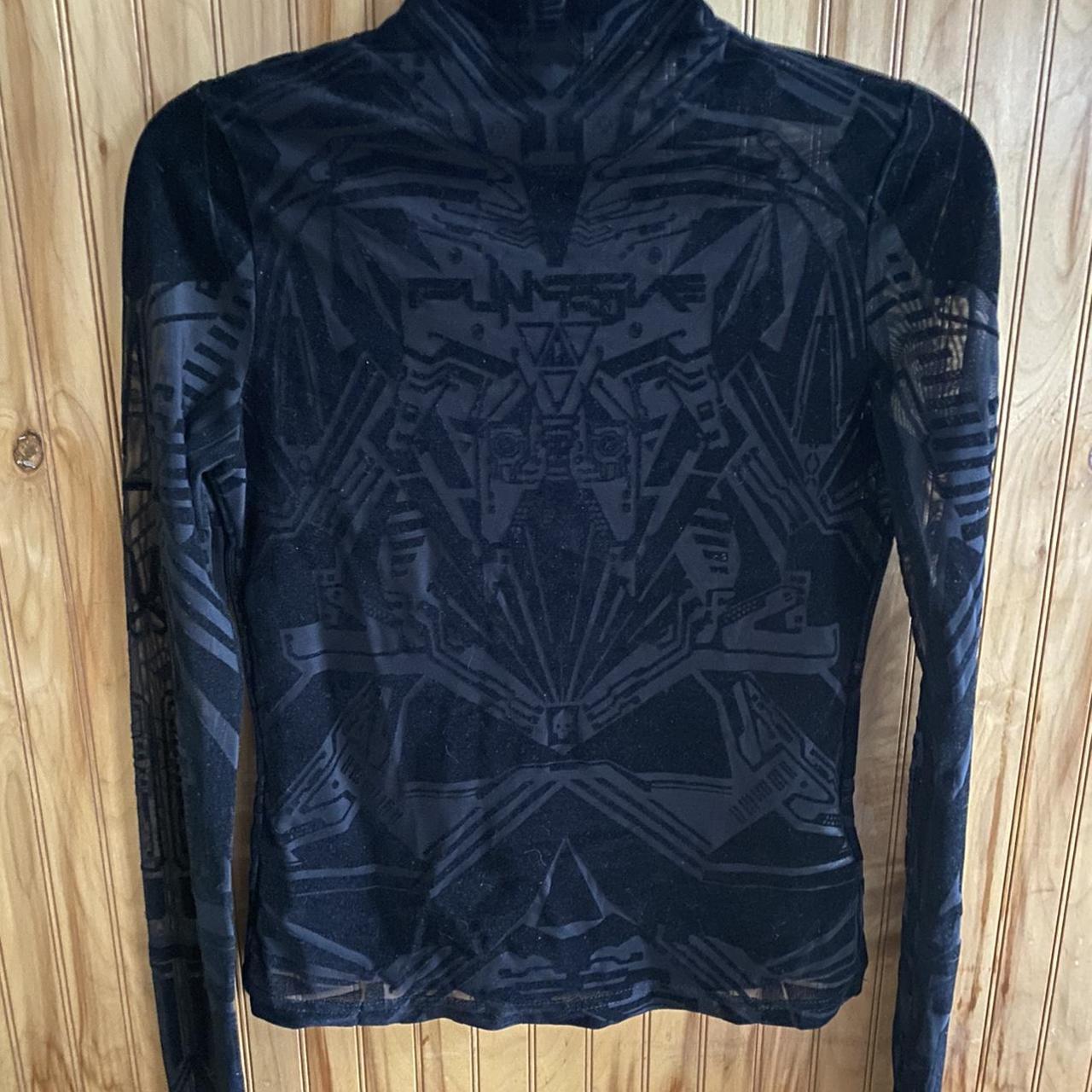 Punk Rave mesh top. - Depop