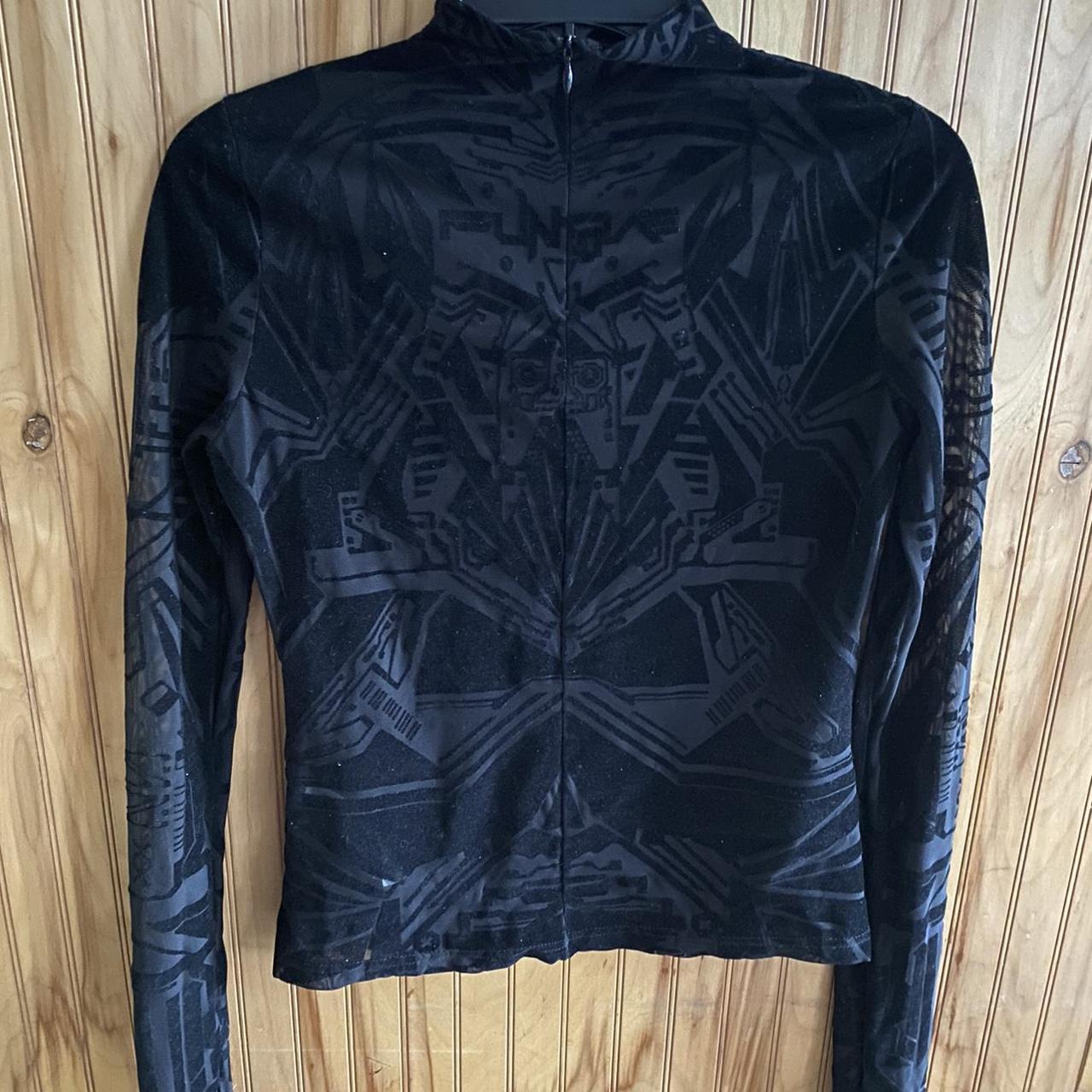 Punk Rave mesh top. - Depop