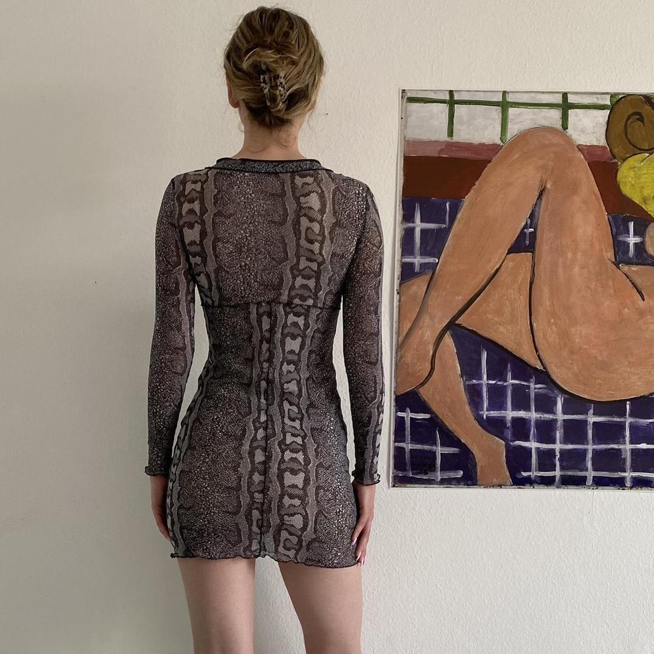 SISLEY 90s/00s made in italy longsleeve double-layer... - Depop