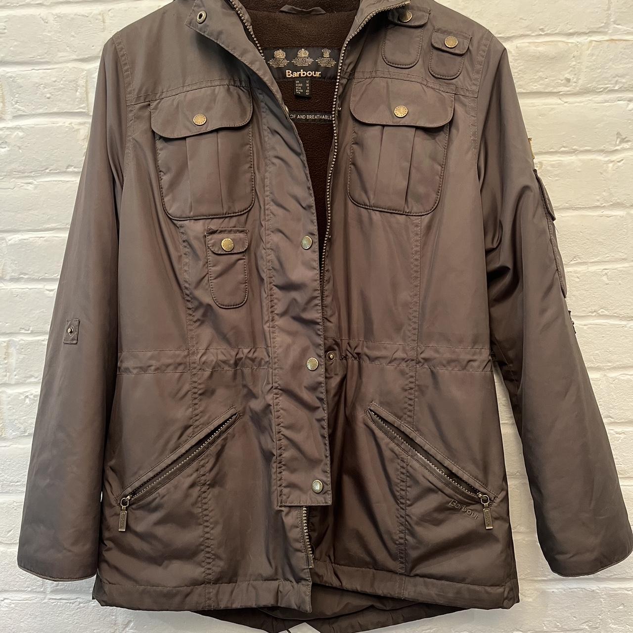 Barbour fleece lined rain coat Stay cozy in the... - Depop