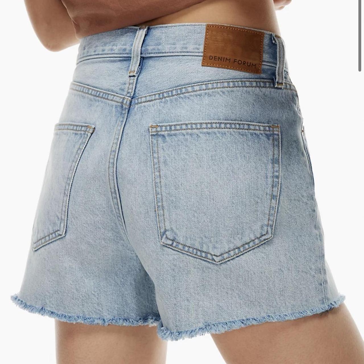 The Joni loose denim shorts from aritiza. Brand is... - Depop